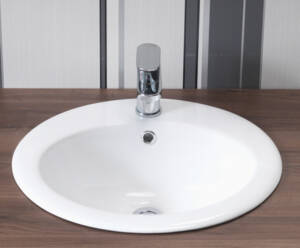 Opal Inset Ceramic Vanity Basin (1TH Only) - Plumleys Plumbing Merchant