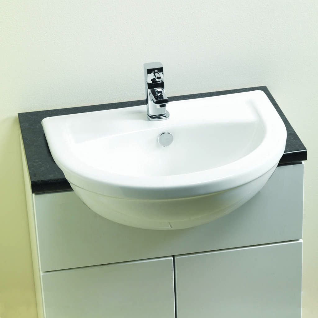 Carolina Semi-Recessed Basin (1TH Only) - Plumleys Plumbing Merchant